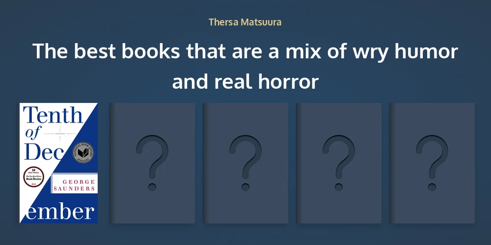 Thersa Matsuura's favorite books that are a mix of wry humor and real ...