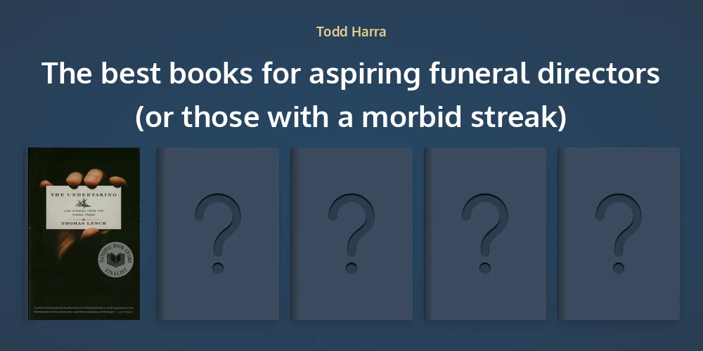 The best books for aspiring funeral directors