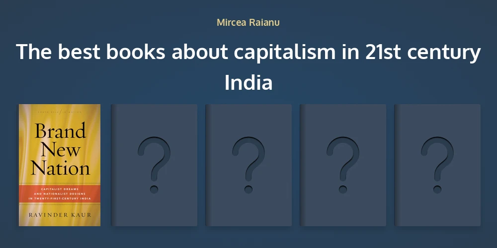 The best books about capitalism in 21st century India