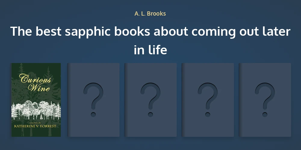 The best sapphic books about coming out later in life