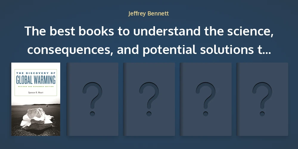 The best books to understand global warming and climate change