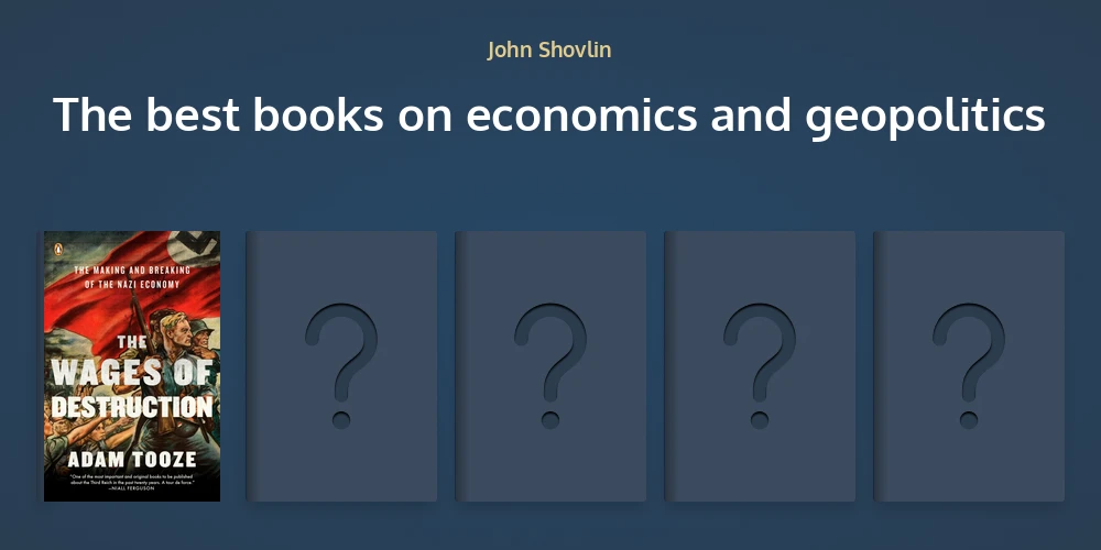 The best books on economics and geopolitics