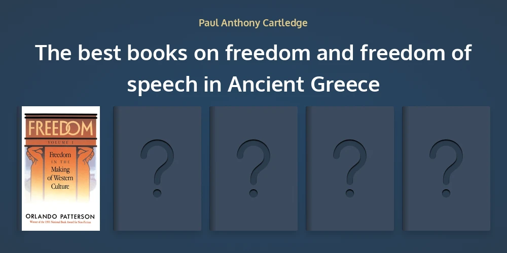 Paul Anthony Cartledge's favorite books on freedom & freedom of speech ...
