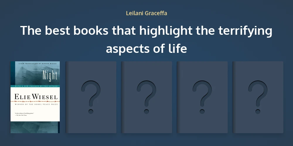 The best books that highlight the terrifying aspects of life