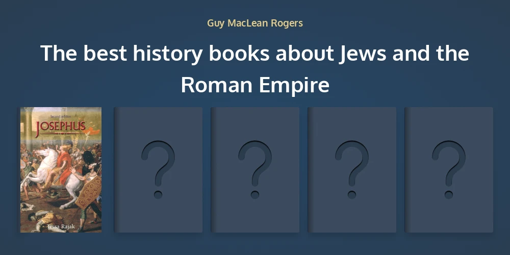 The best history books about Jews and the Roman Empire