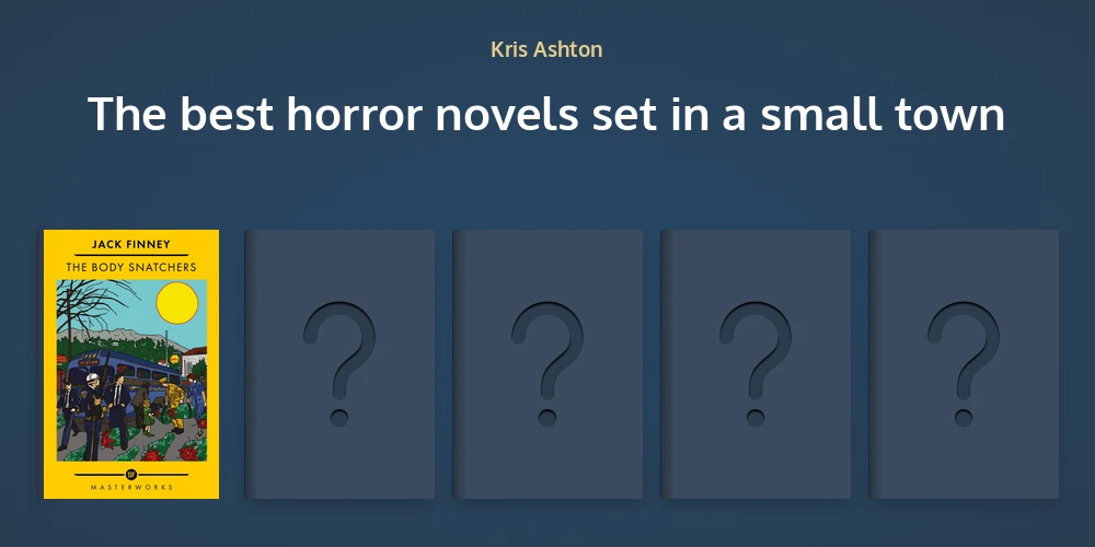 The best horror novels set in a small town
