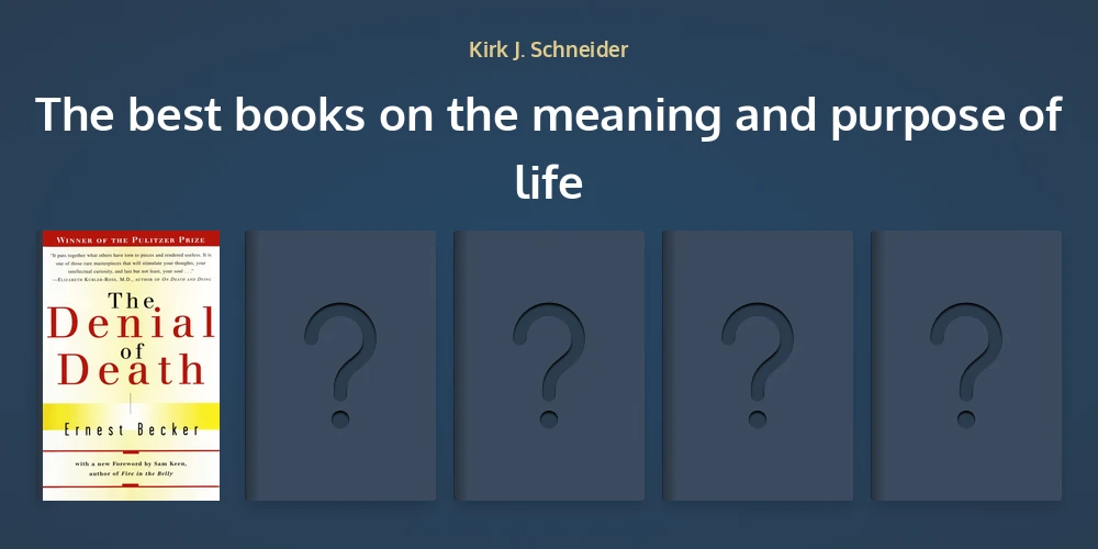 The best books on the meaning and purpose of life