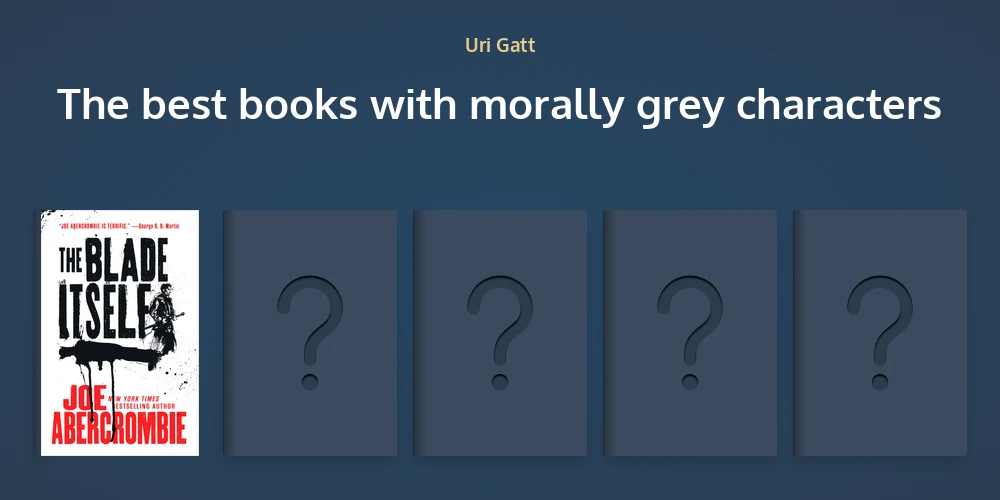The best books with morally grey characters
