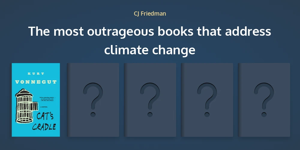 The most outrageous books that address climate change