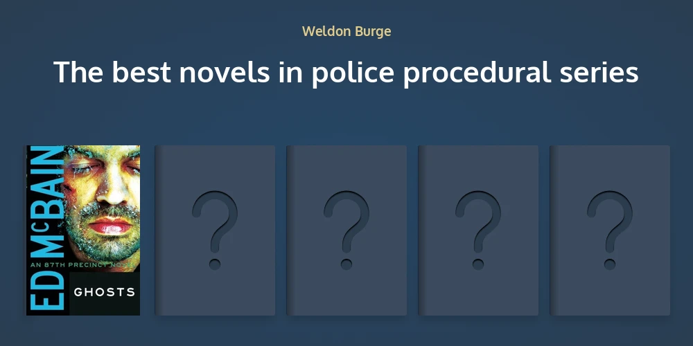 The best novels in police procedural series