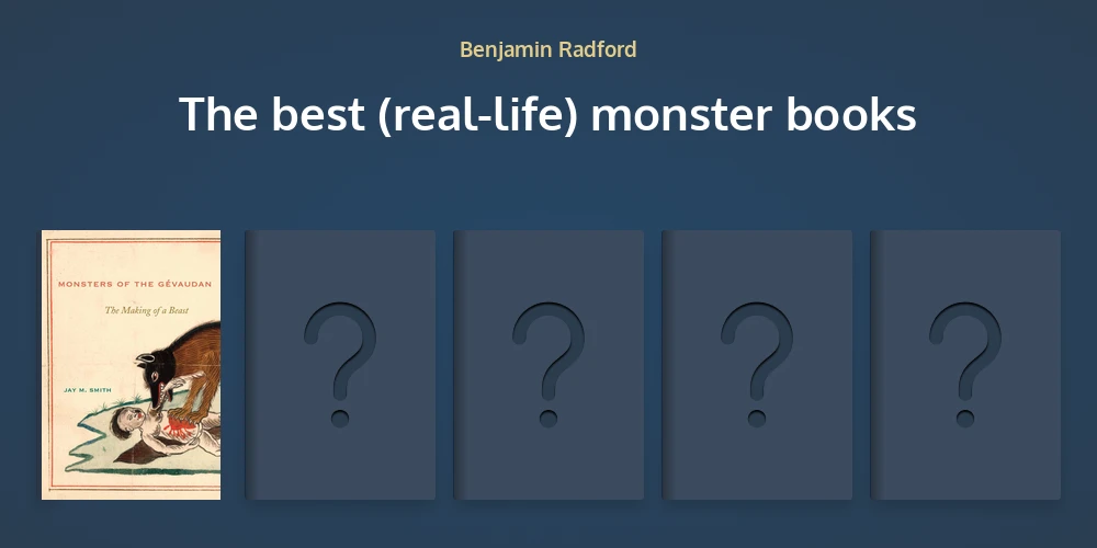 The best (real-life) monster books