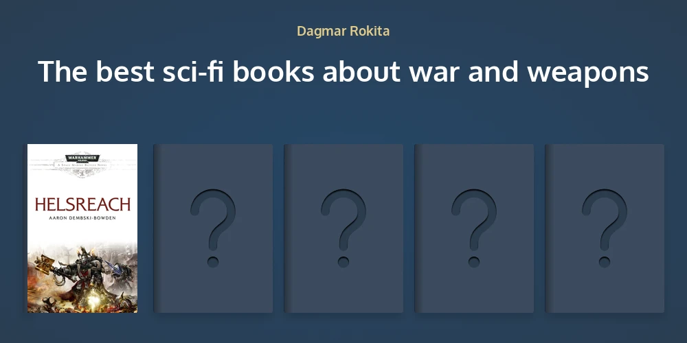 The best sci-fi books about war and weapons