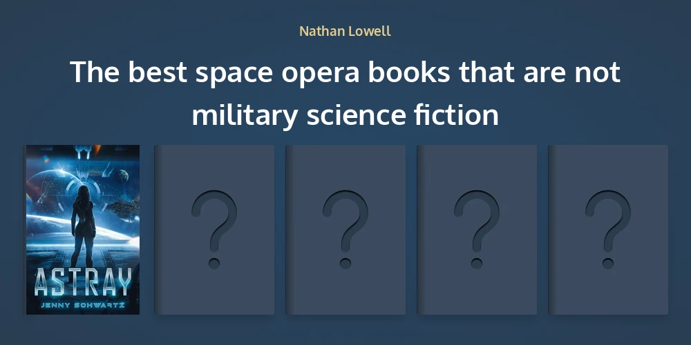 The best space opera books that are not military science fiction