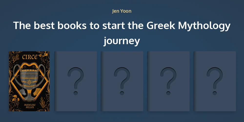 Jen Yoon's favorite books to start the Greek Mythology journey