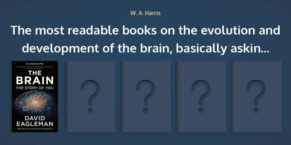 The best books on the evolution and development of the brain