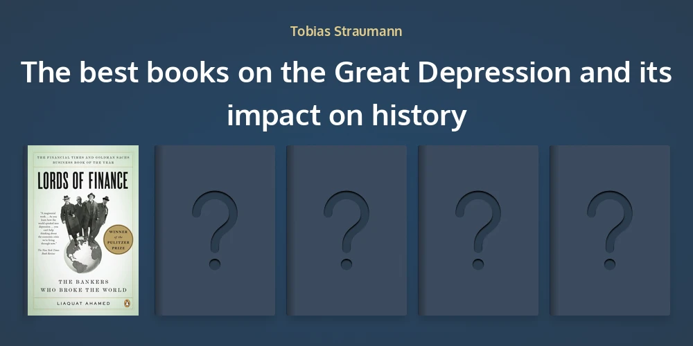The best books on the Great Depression and its impact on history