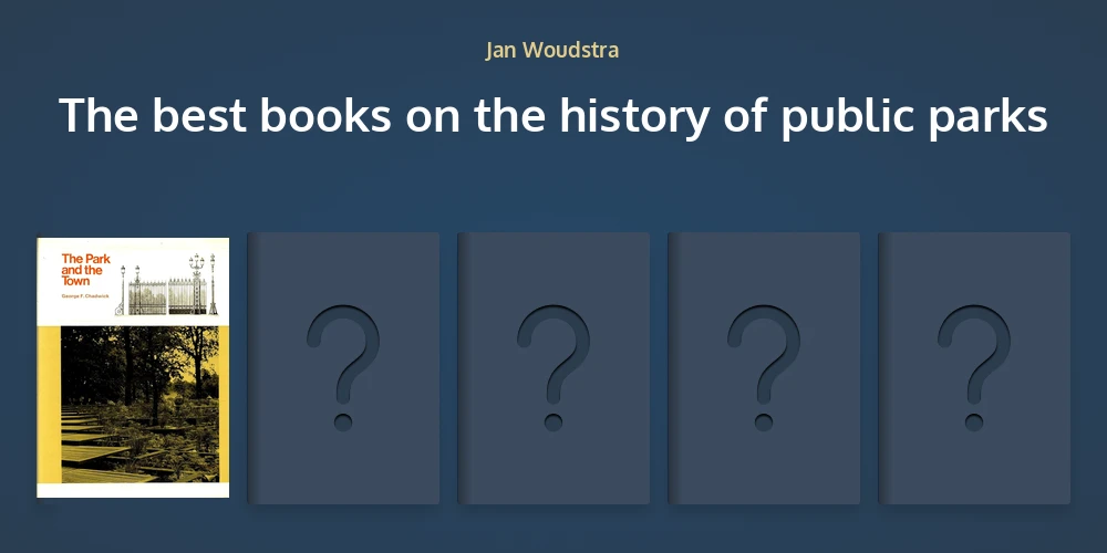 Jan Woudstra's favorite books on the history of public parks