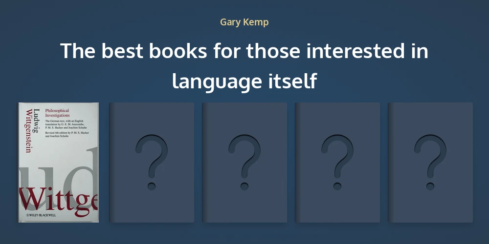 The best books for those interested in language itself