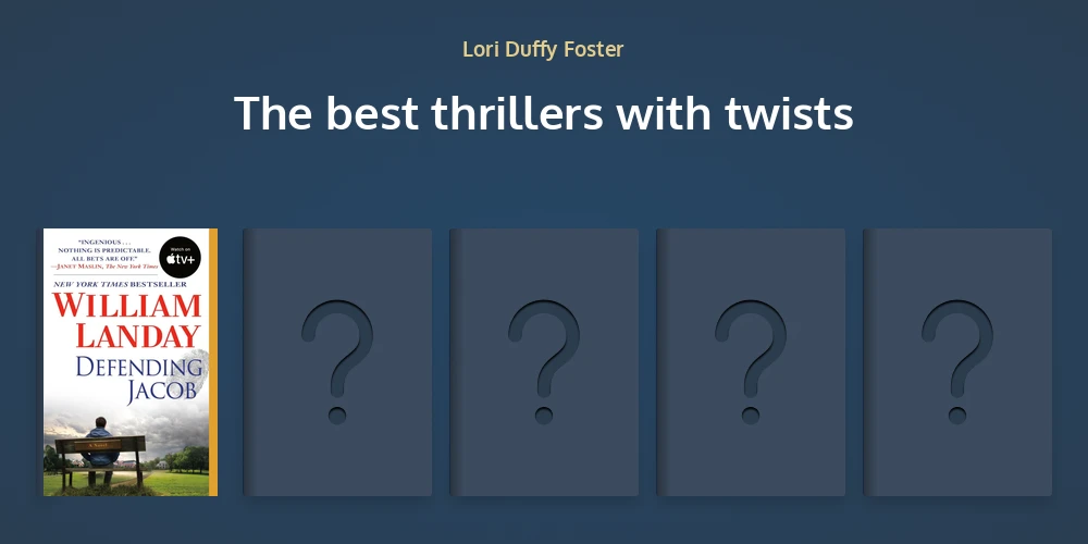 Lori Duffy Foster's favorite thrillers with twists