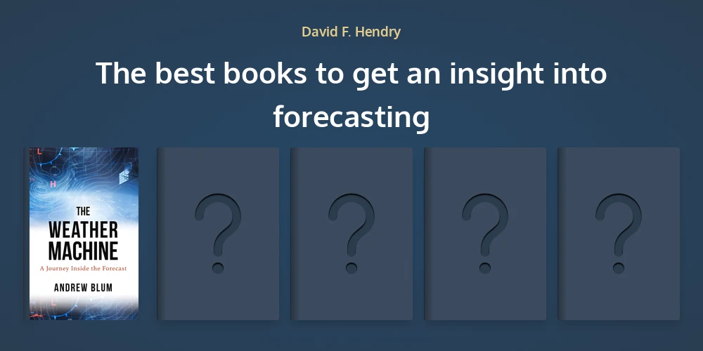 The best books to get an insight into forecasting