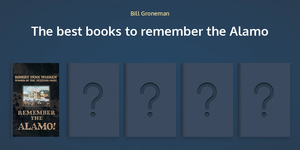 The best books to remember the Alamo
