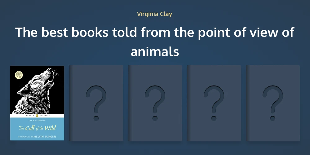 The best books told from the point of view of animals