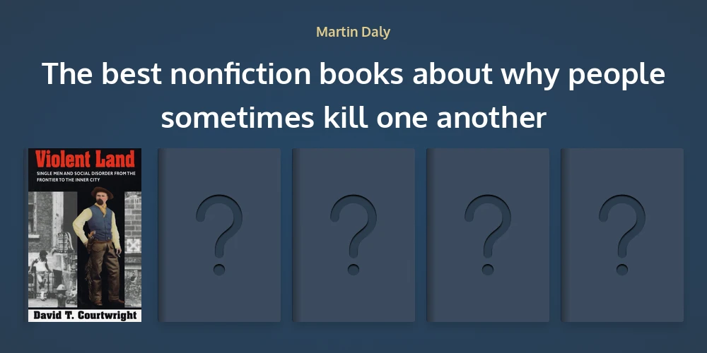 The best nonfiction books about why people kill one another