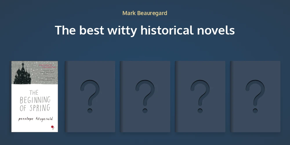 The best witty historical novels