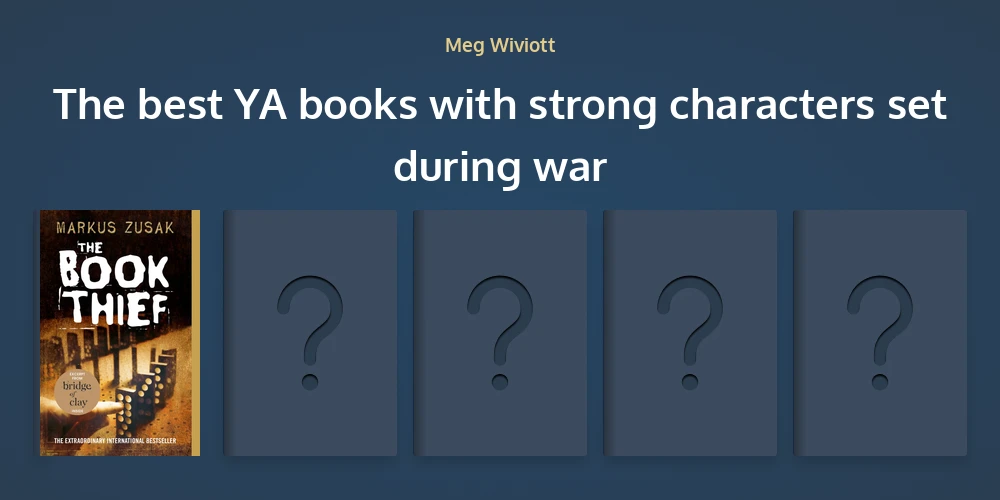 Meg Wiviott's favorite YA books with strong characters set during war